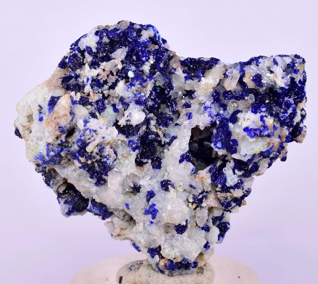 3.4cms GEM AZURITE CRYSTALS Mexico Royal Blue Color Shiny Ub304 - Etsy