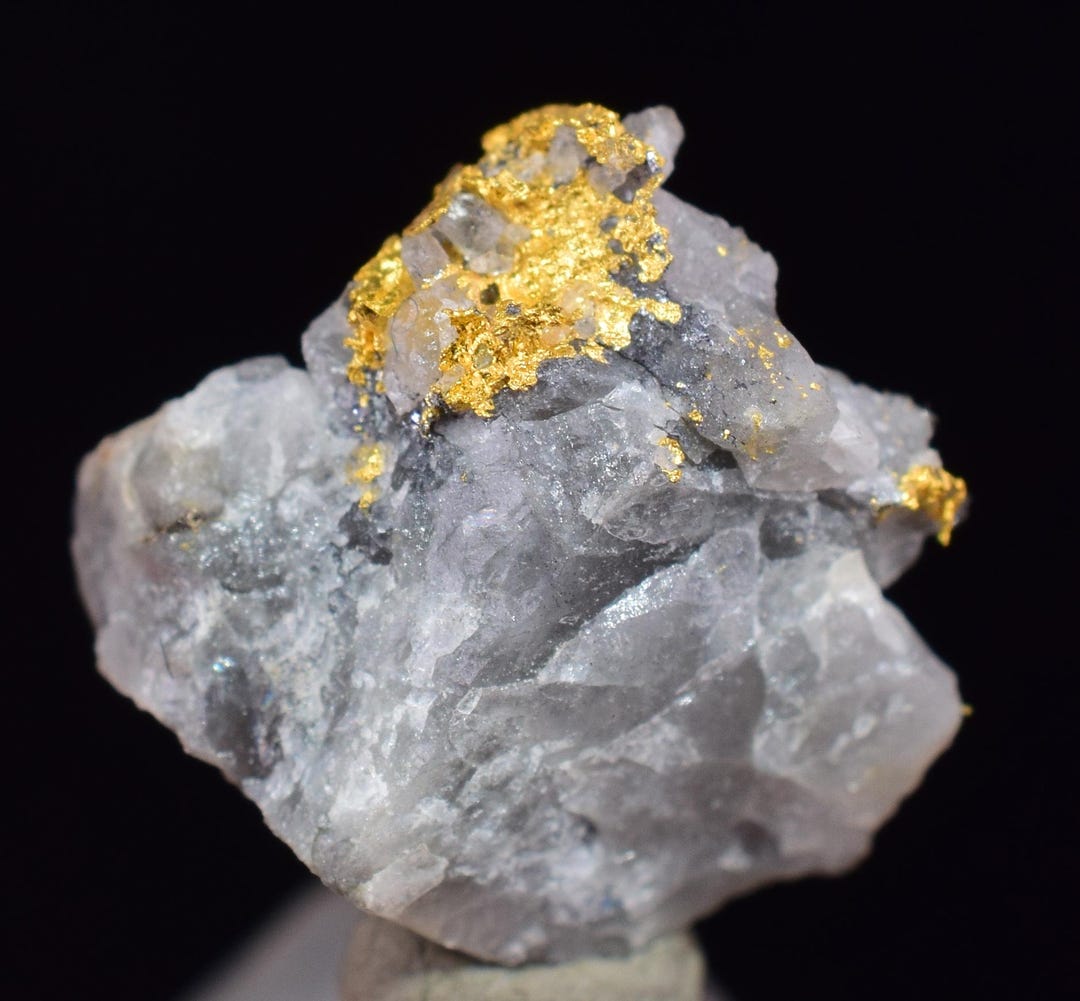 1cms NATIVE GOLD QUARTZ of the Incas Thumbnail Aesthetic Wire Gem ...