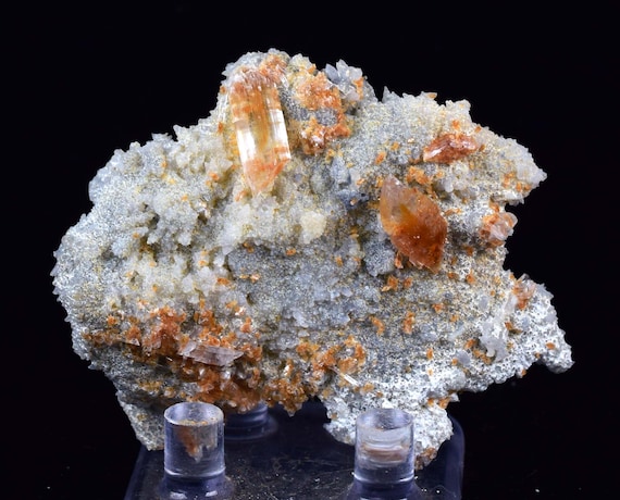 5.7cms selenite limonite crystals collector peru mineral | Etsy