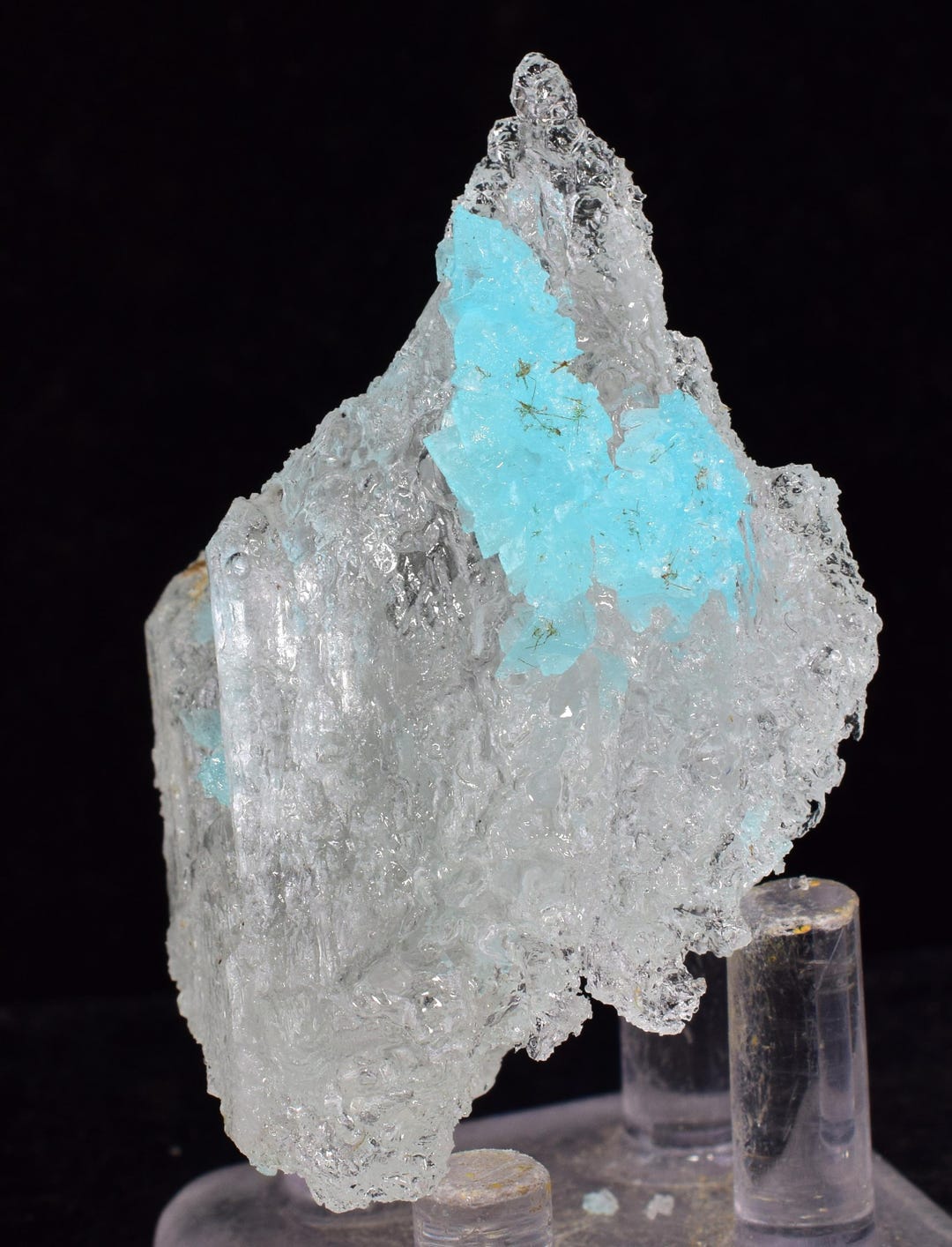 5.5cms NATURAL BLUE SALAMMONIAC Lecontite Botryoidal Crystals Chile ...