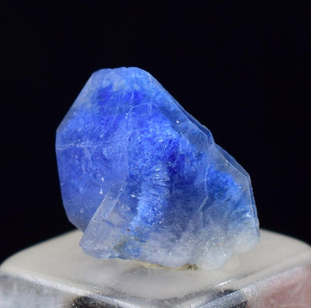 2.5carats BLUE DUMORTIERITE in QUARTZ Gem Acicular Pendant Cabochon ...