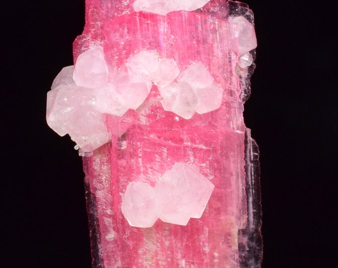 1.7cms PINK RHODONITE CRYSTALS Quartz Miniature Peru Bright Chiurucu ...