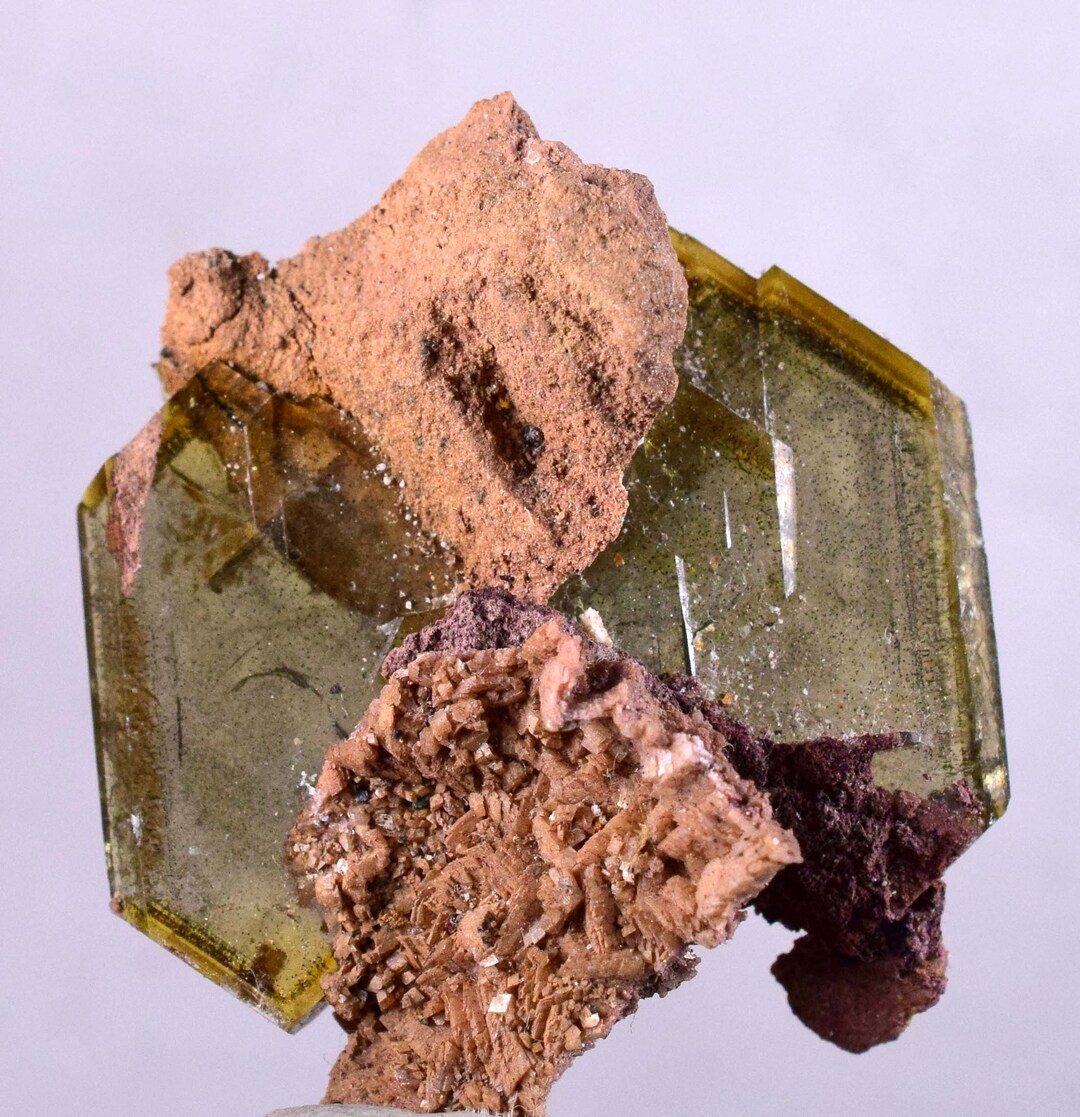 3.9cm Golden BARITE CRYSTALS Peru Translucent Mineral Specimen F353 - Etsy