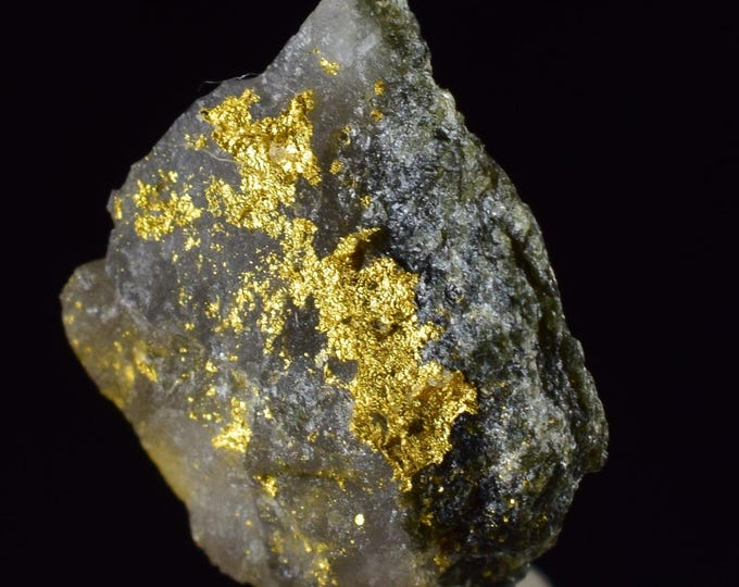 0.7cms NATIVE GOLD QUARTZ of the Incas Thumbnail Aesthetic Wire Gem ...
