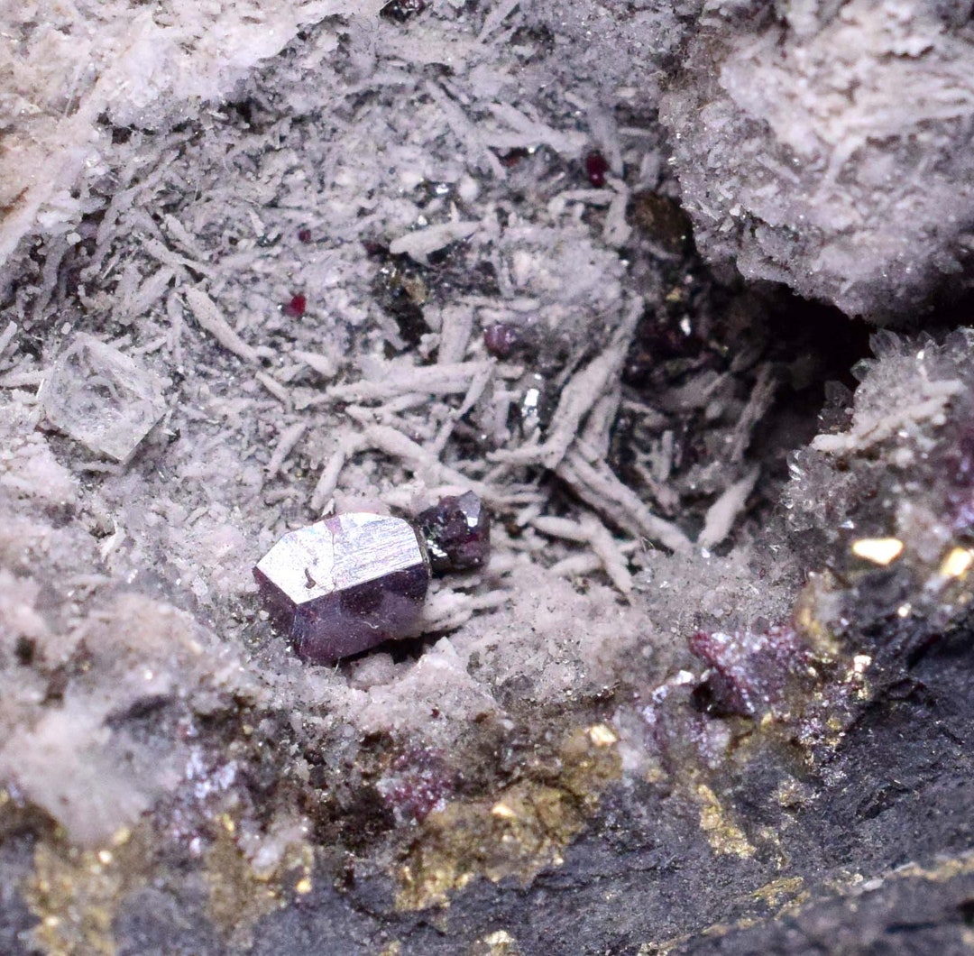 6.6cm PROUSTITE RUBY SILVER Uchuchaccua Mine Crystal Peru Mineral ...