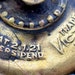9.5cms MINERS LAMP VICTOR 1920 Carbide Usa Vintage Lantern Brass Bronze ...