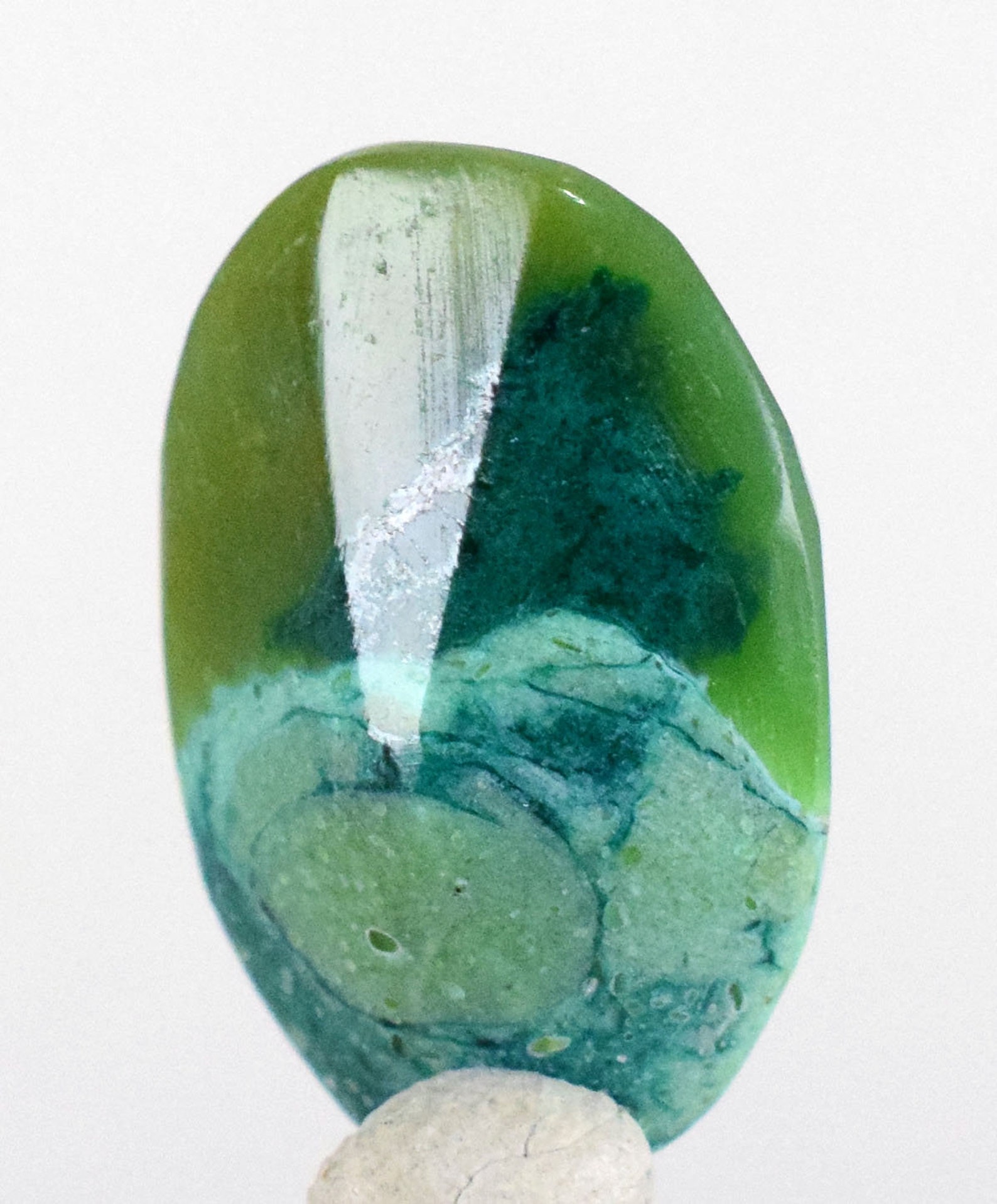 16carats GEM SILICA CHRYSOCOLLA Emeraldine Chalcedony Lily - Etsy