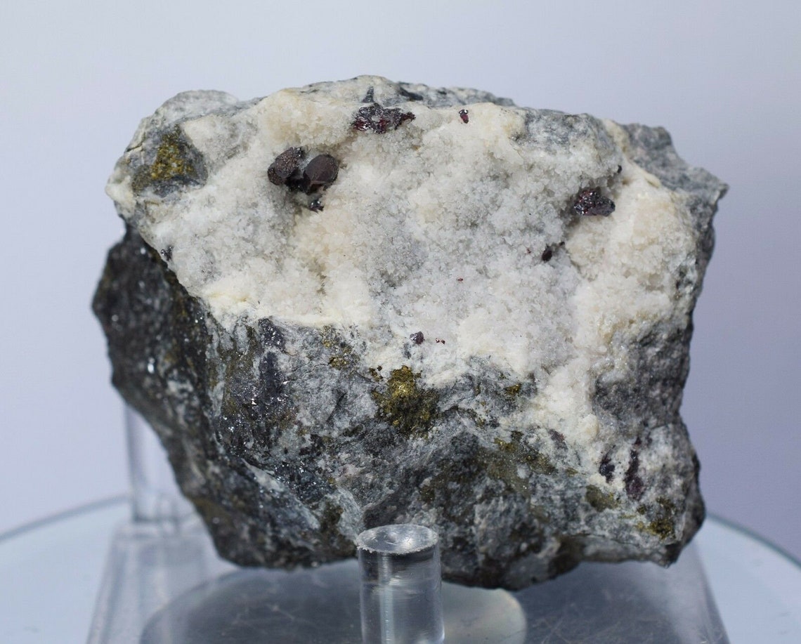 6.5cm PROUSTITE PYRARGYRITE RUBY Silver Acanthite Crystal - Etsy