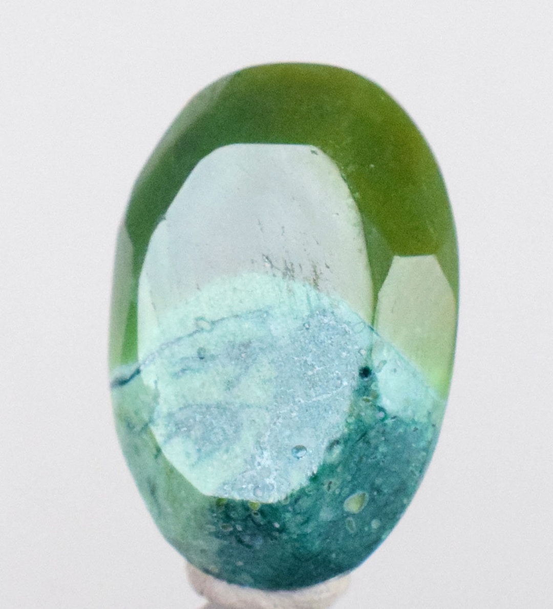 16carats GEM SILICA CHRYSOCOLLA Emeraldine Chalcedony Lily Mine Peru ...