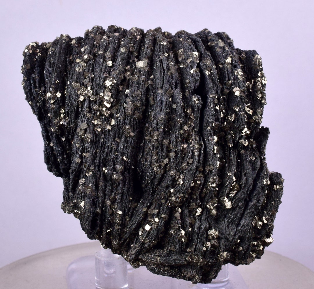 6.3cms PYRITE PYRRHOTITE PERU Shiny Crystals Sample Mineral Specimen ...