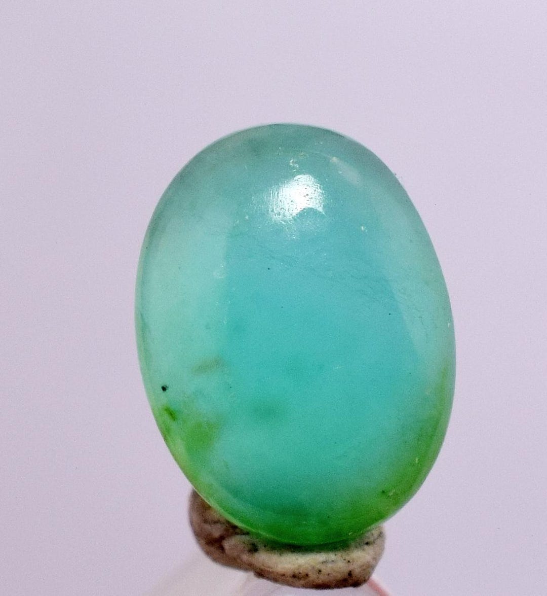 1carats GEM SILICA CHRYSOCOLLA Emeraldine Chalcedony Lily Mine Peru ...