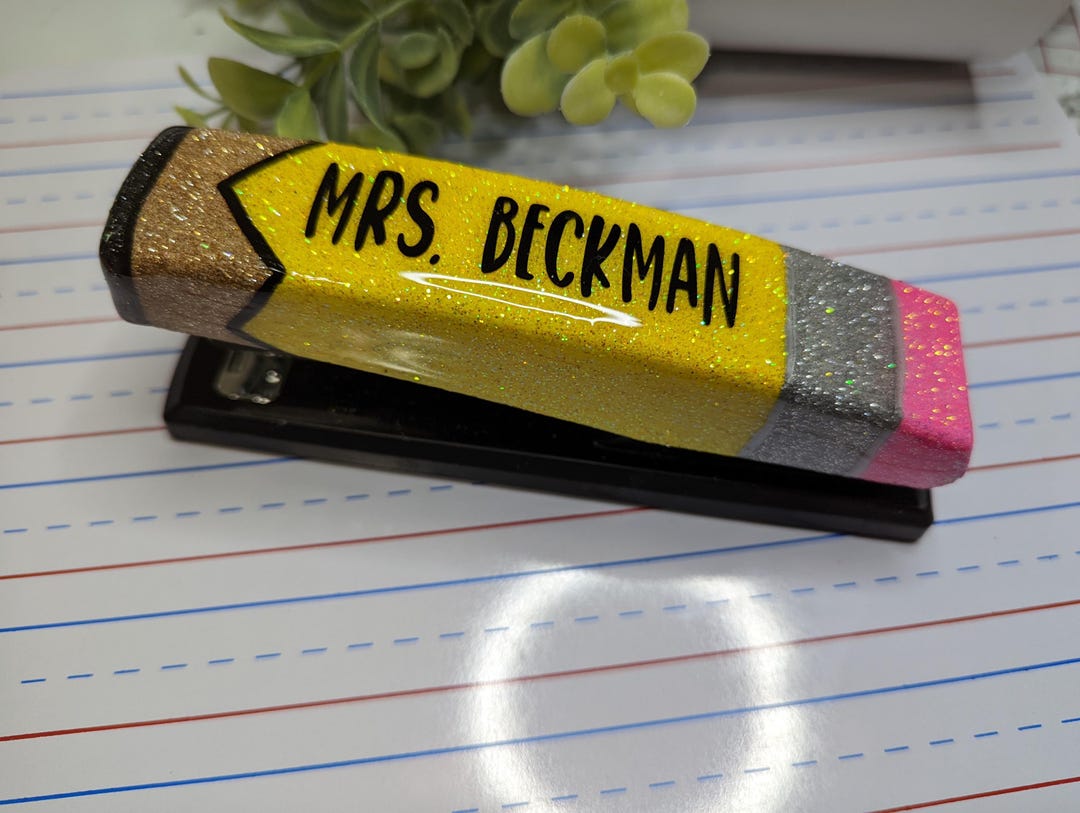 Teacher Stapler | Glitter Stapler | Teacher Appreciation - Etsy
