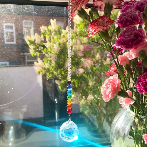 Crystal Sun Catcher Rainbow Maker Window Decor Hanging Prism - Etsy