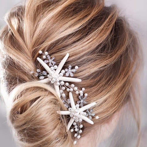 Starfish Headpiece Beach Wedding Hair Accessories Starfish - Etsy