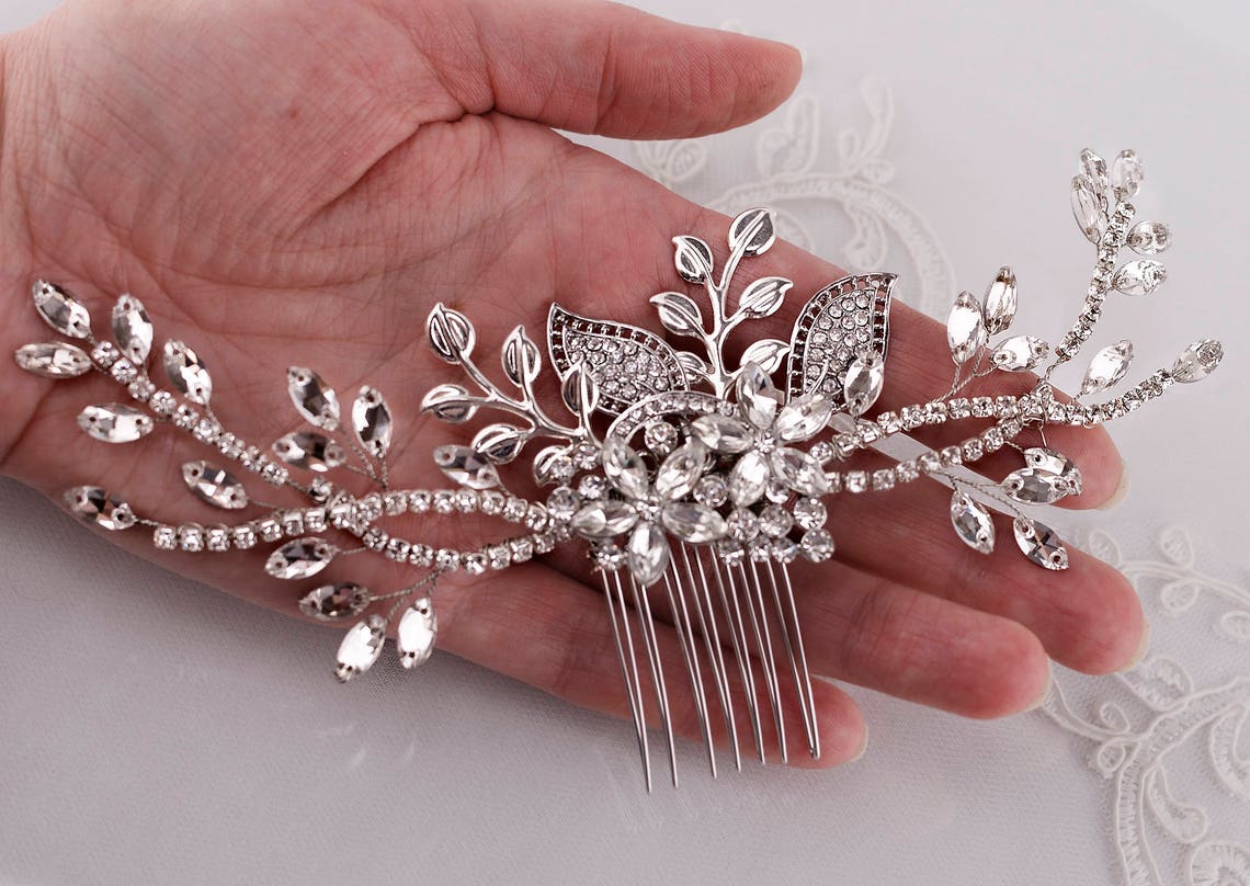 Crystal Hair Vine Bridal Hair Vine Wedding Hair Vine Long Hair Etsy Uk