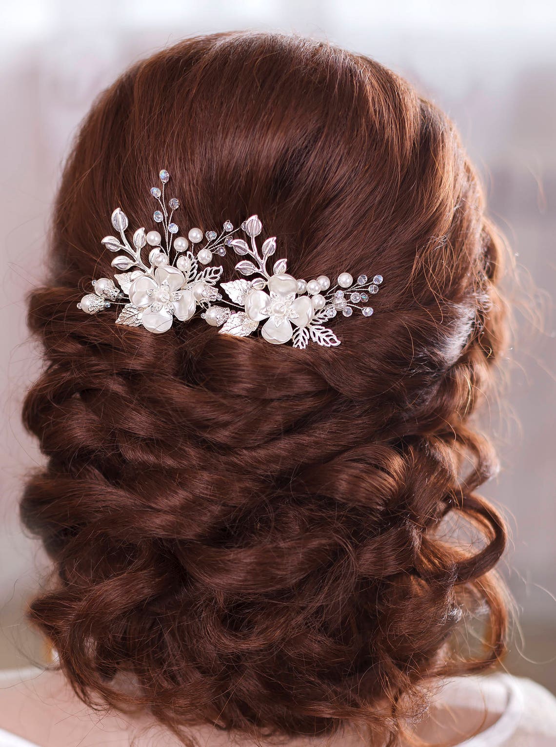 Bridal Hair Pins Wedding Hair Pins Flower Hair Pins Bridal Hairpin ...