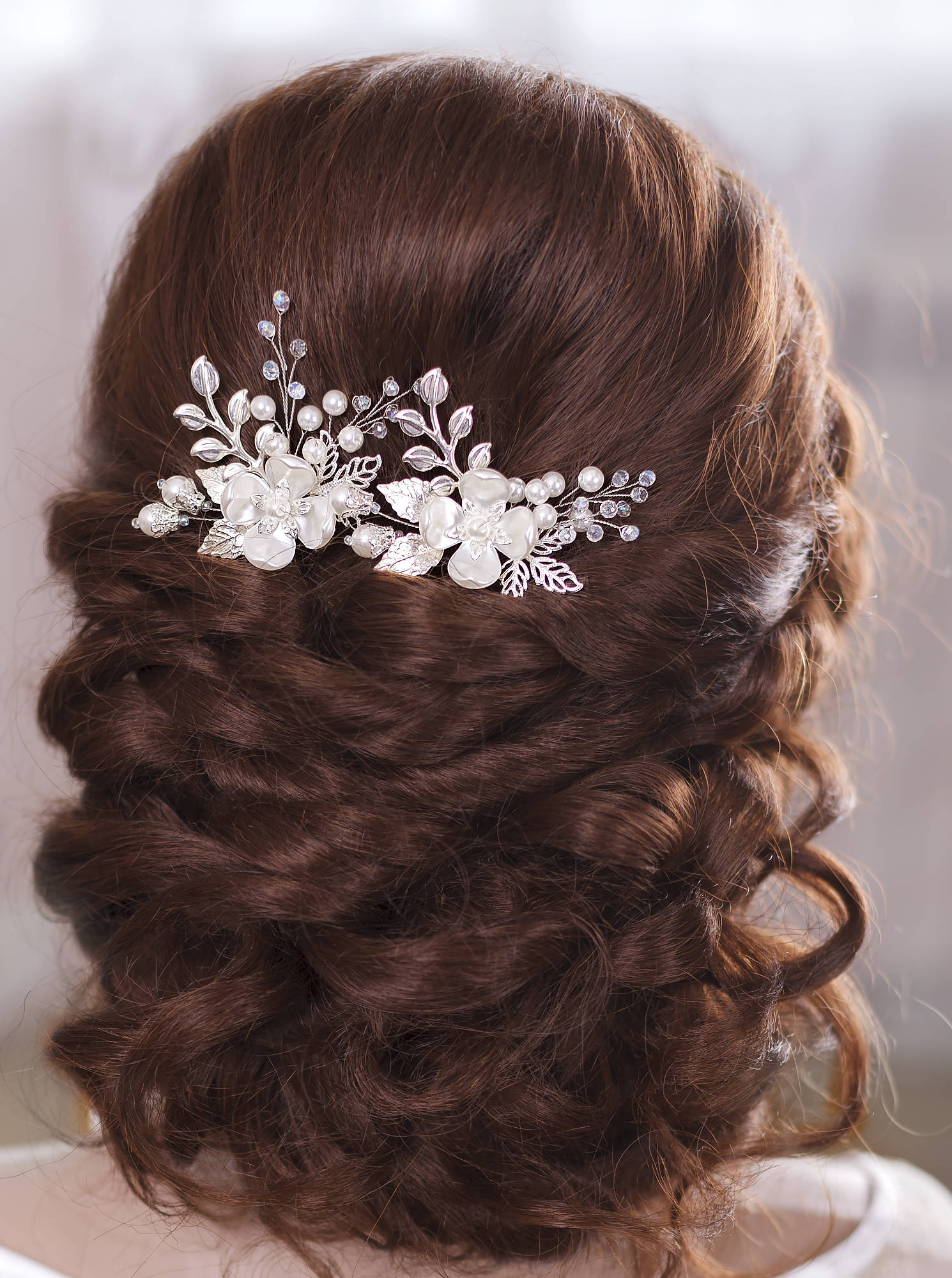 Bridal hair pins Wedding hair pins Flower hair pins Bridal | Etsy