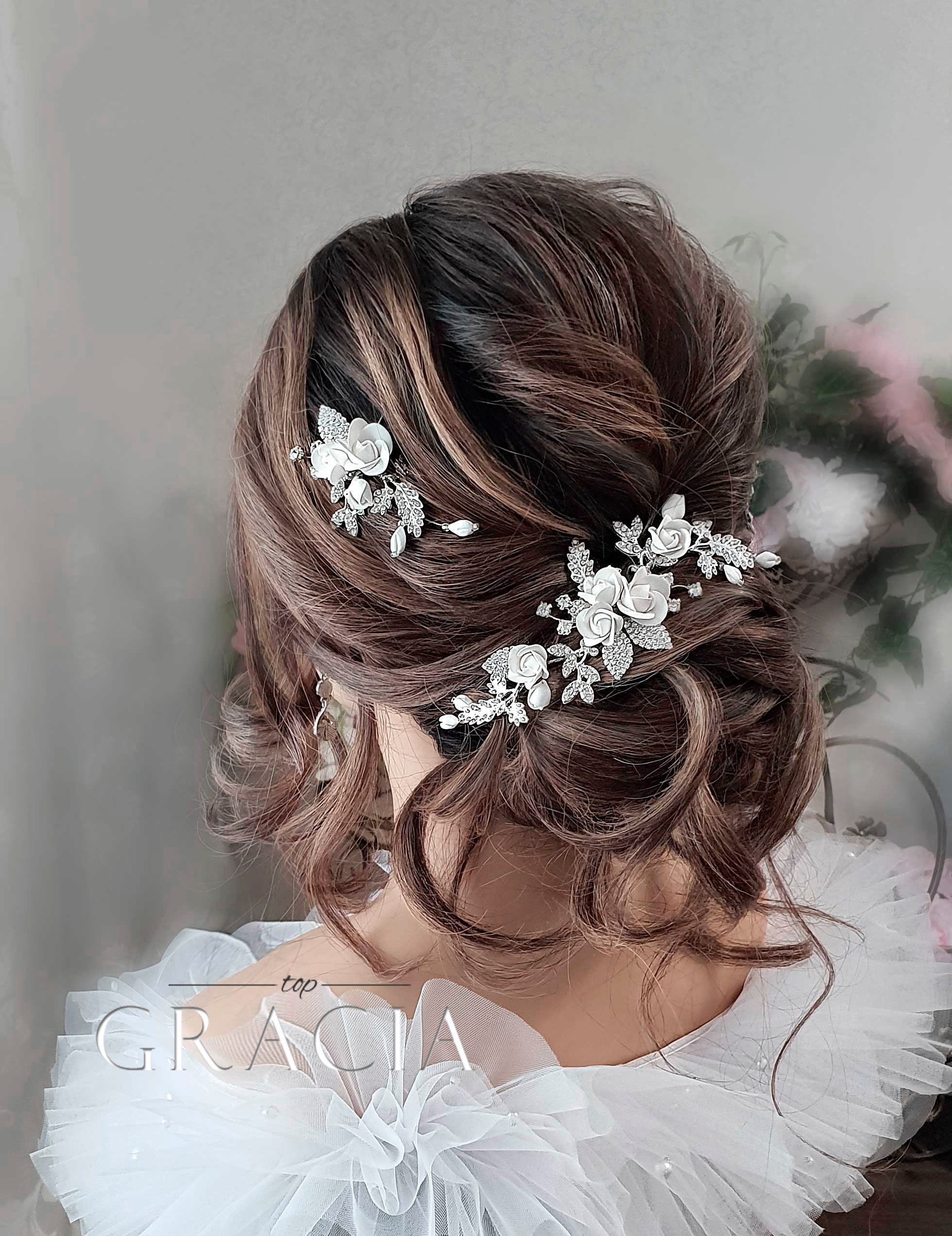 Wedding hair accessories Bridal hair piece Wedding headband | Etsy