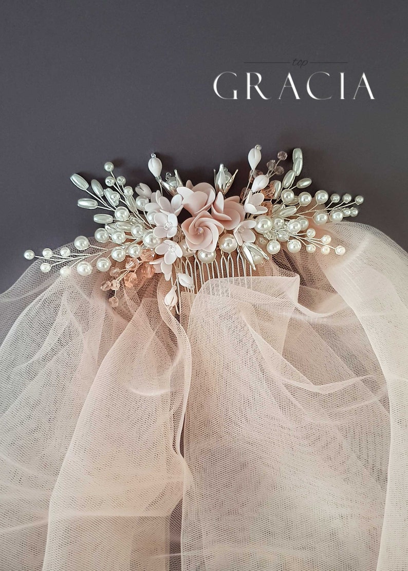 Bridal Veil Comb Wedding Veil Comb Wedding Veil and Headpiece - Etsy