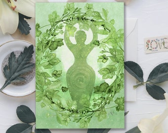 Evangeline A Fine Art Greeting Card - Etsy