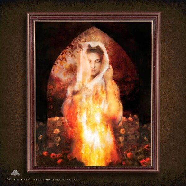 Hestia Goddess Print - Etsy