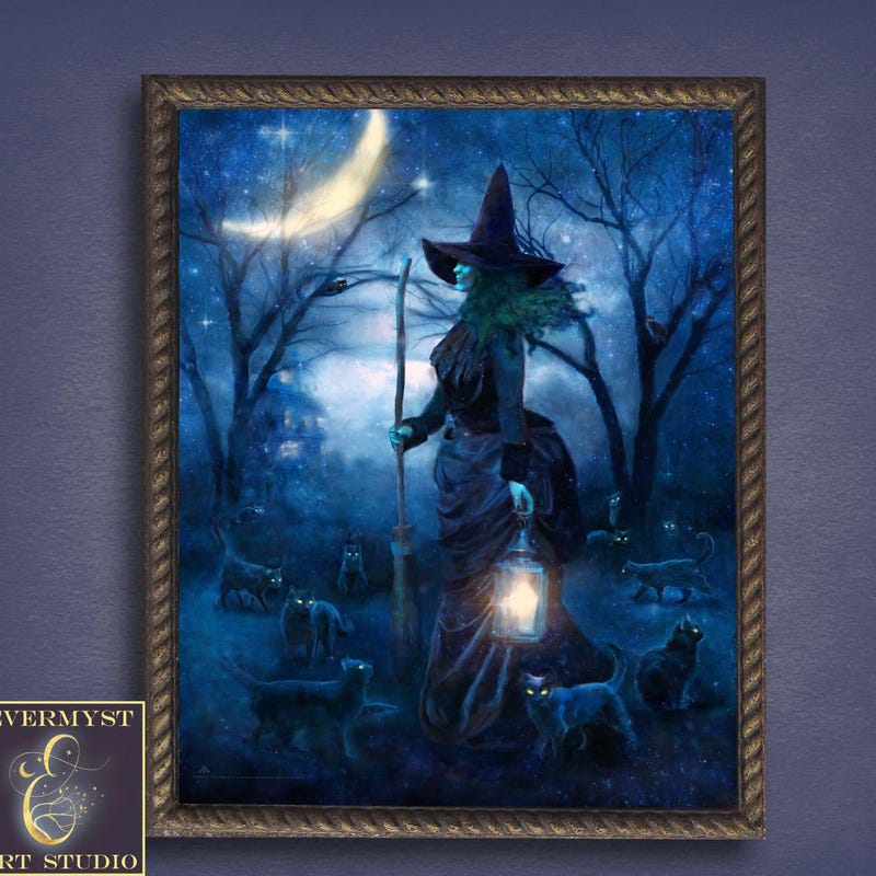 Forest Witch Art - Etsy