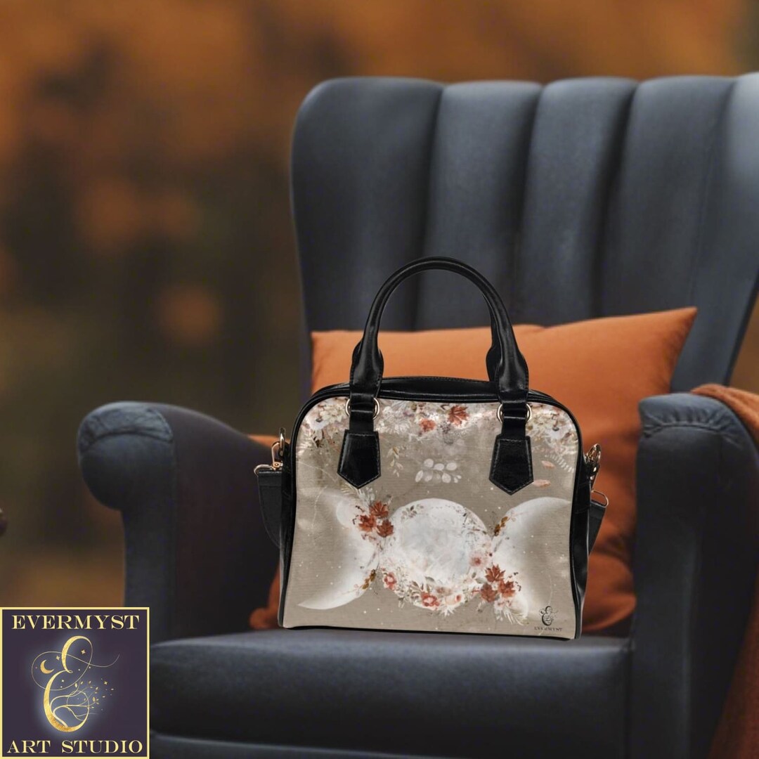 Witch Purse Cottagecore Vegan Leather Handbag Purse Witch Wiccan Pagan ...