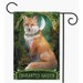 Enchanted Garden Flag With Fancy Mythic Fox, Fantasy Fox Jeweled Garden ...