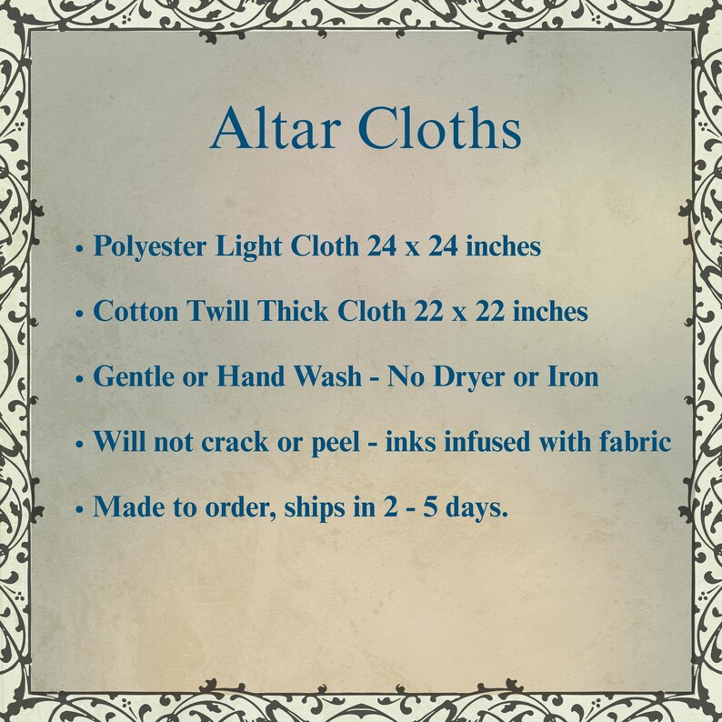 Winter Pentacle Altar Cloth for Tarot | Yule Season Nature Pagan ...