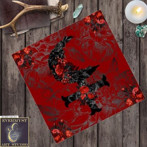 Altar Cloth, Tarot Cloth, Lilith Altar, Goddess Lilith, Witch Altar ...