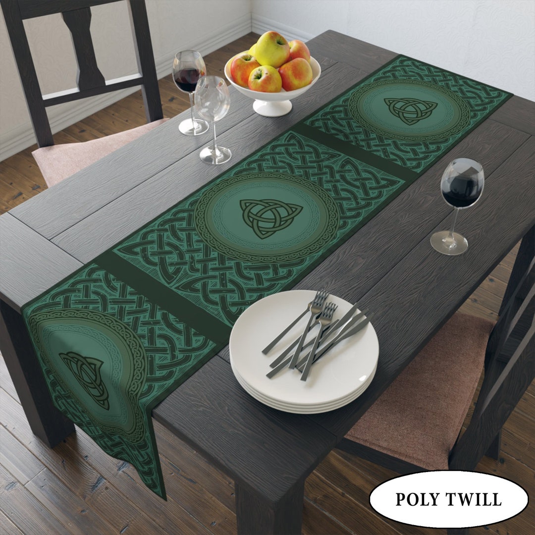 Celtic Table Runner. Celtic Knot Viking Altar Cloth Runner Decor - Etsy