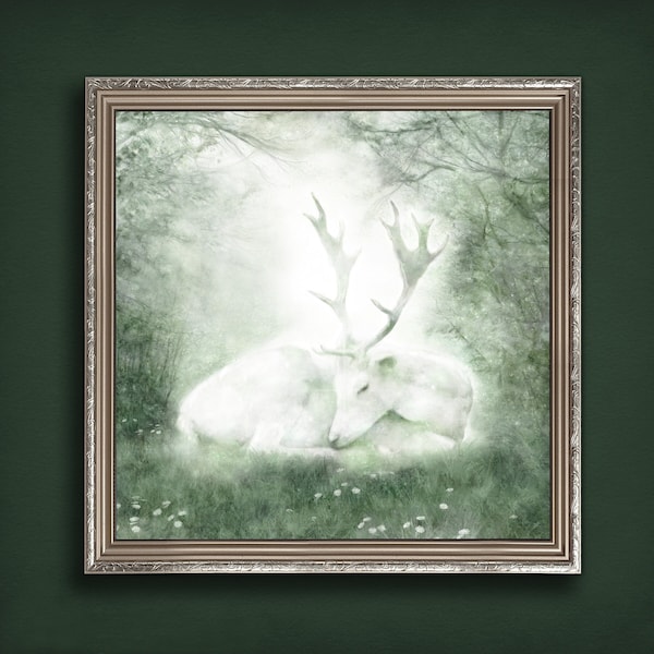 Spirit Stag Art - Etsy