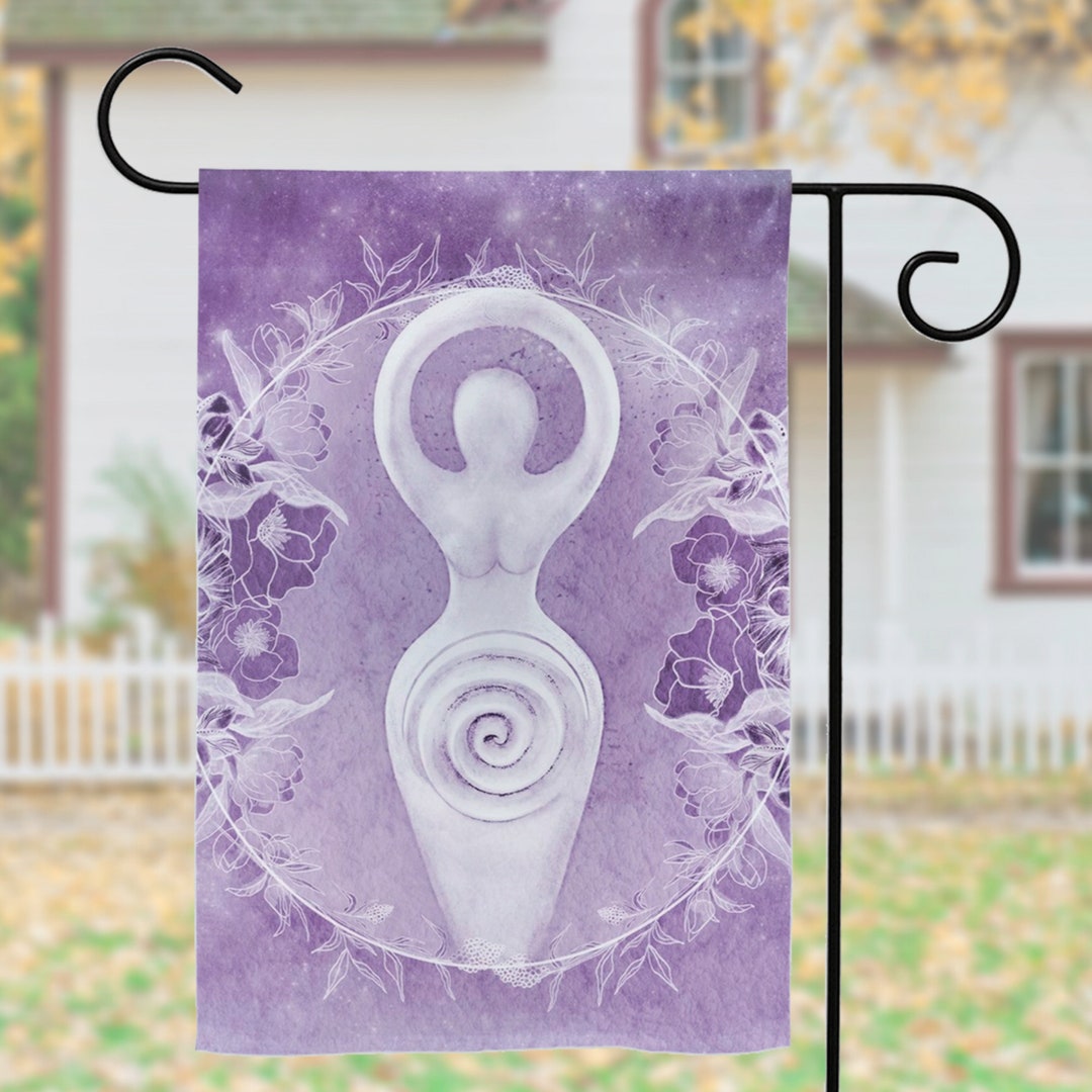 Spiral Goddess Pagan Garden Flag Divine Feminine Symbol Wicca - Etsy