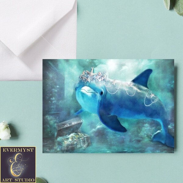 Dolphin Greeting Cards - Etsy