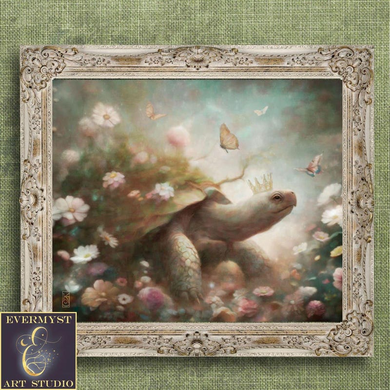 Whimsical Turtle - Etsy