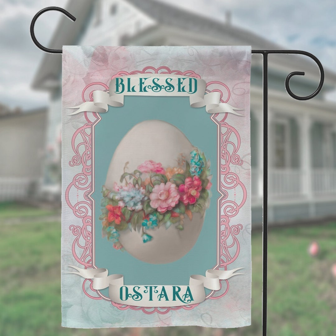 Ostara Garden Flag Spring Equinox Wicca Pagan Witch Yard Banner Sign ...