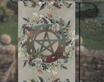 Tree Pentacle Garden Flag - Etsy