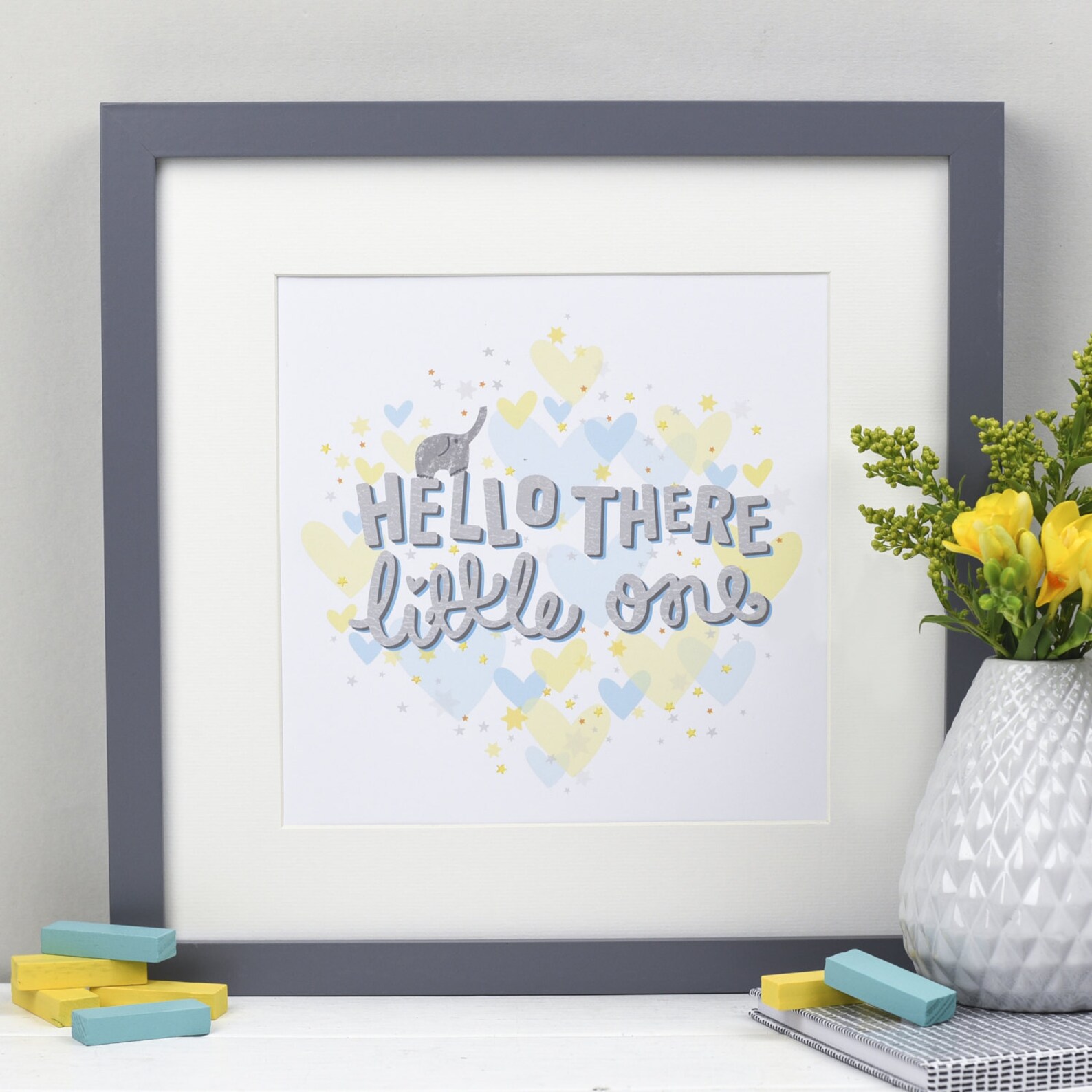 Hello There Little One - Baby Print - Etsy
