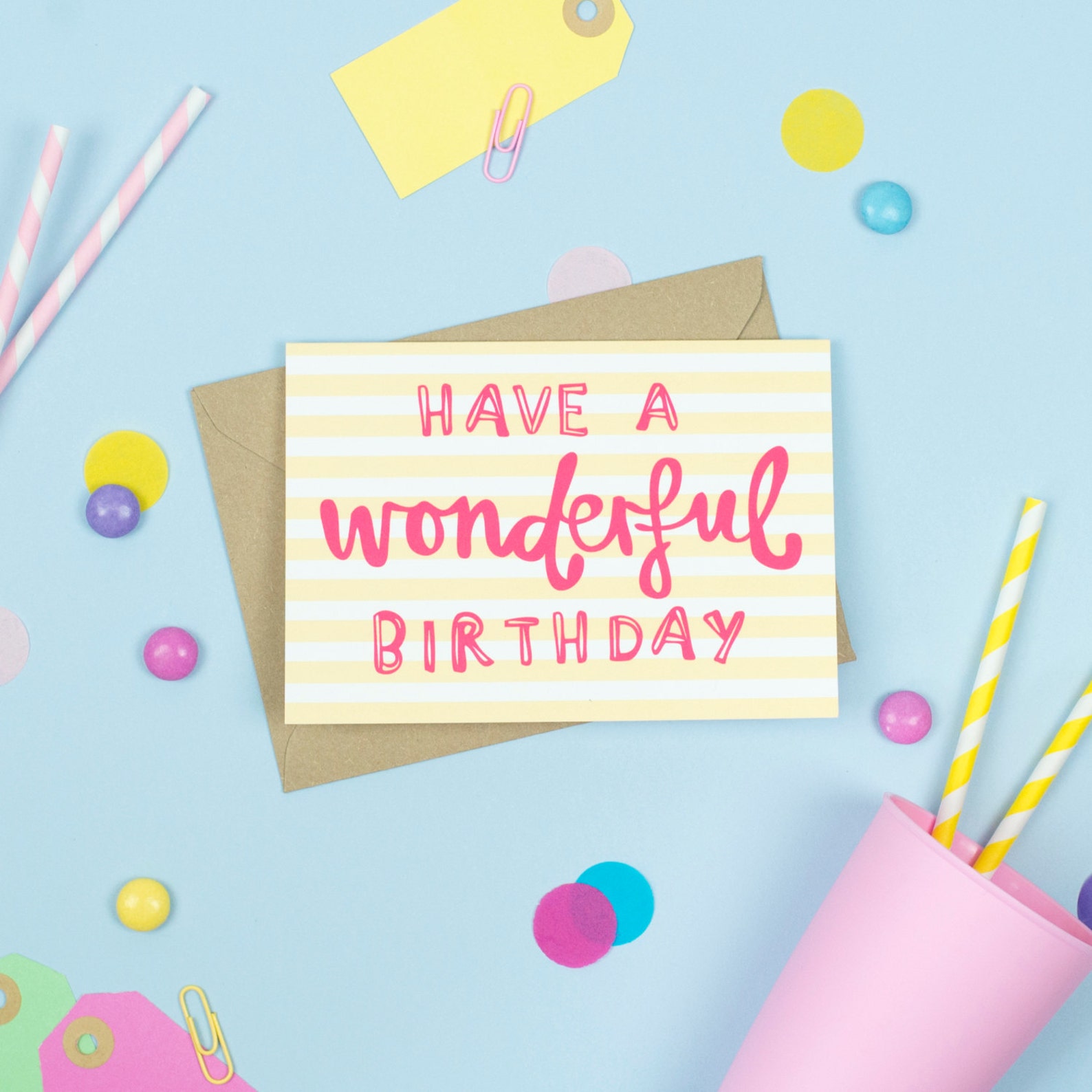 Have a Wonderful Birthday Card - Etsy