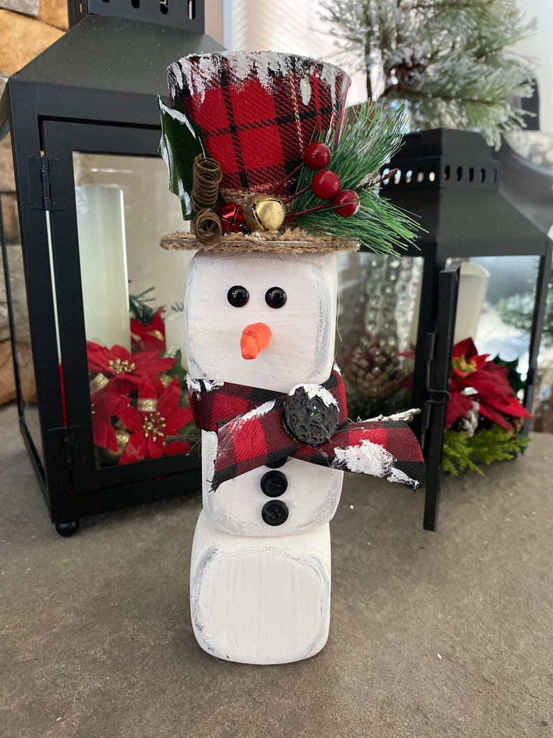 Mini Snowmen Holiday Decor | Winter |christmas Decoration - Etsy