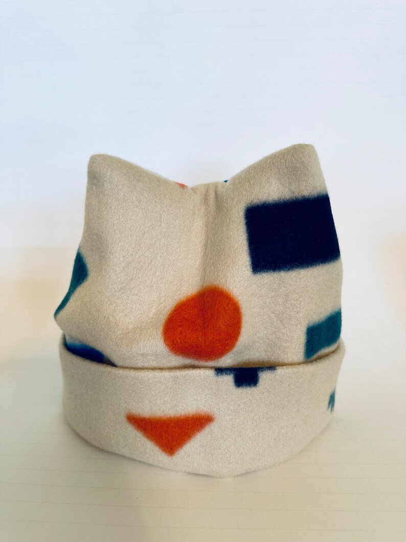 Tan Geo Retro Four Point Hat - Etsy