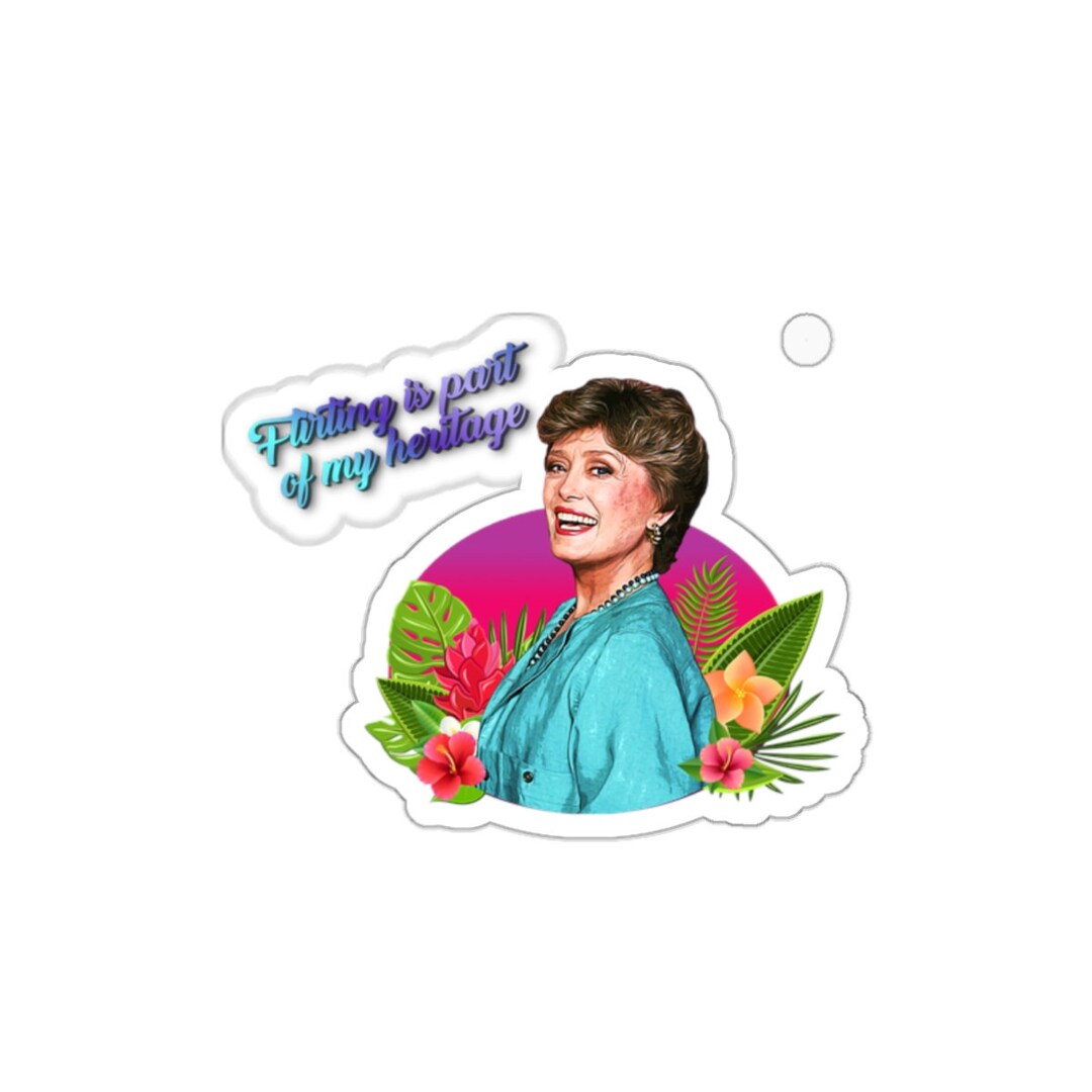Blanche Devereaux, Golden Girls Die-cut Stickers - Etsy