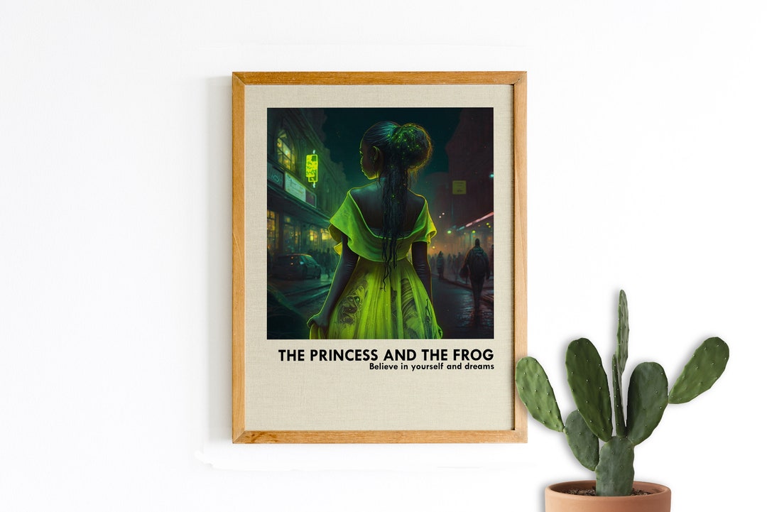 The Princess and the Frog Poster, Print, DIGITAL DOWNLOAD - Etsy