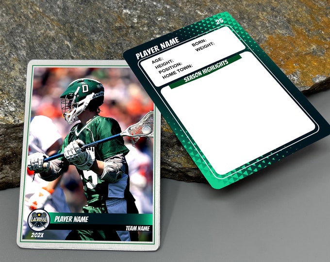 Lacrosse-themed Birthday Card | Sports Greeting Card | Birthday Card ...