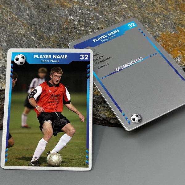 Custom Soccer Team Trading Card - Etsy