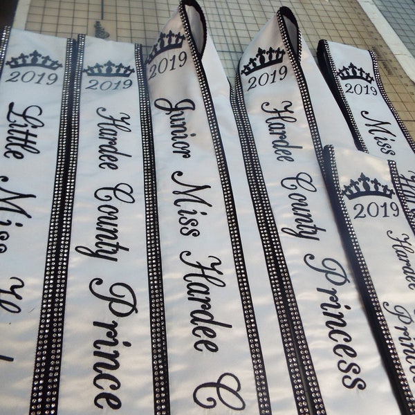 Pageant Sash - Etsy