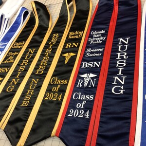 Graduation Slanted or Pointed/7 Vertical Letters on One Side /other ...