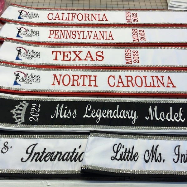 Pageant Sash - Etsy