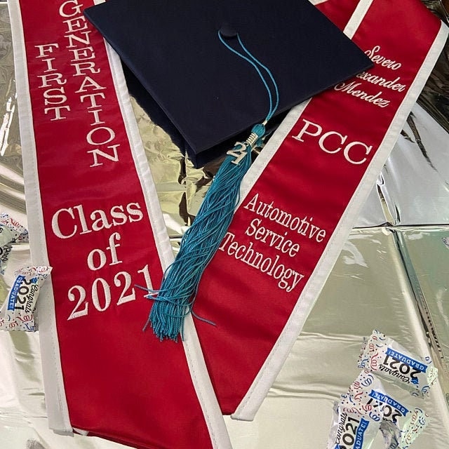 Graduation Stoles Slanted /side by Side Wording Vertical - Etsy