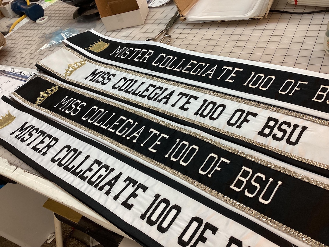 Pageant Sashes/ With or Without Rhinestones/ Design Your Pageant Sash ...